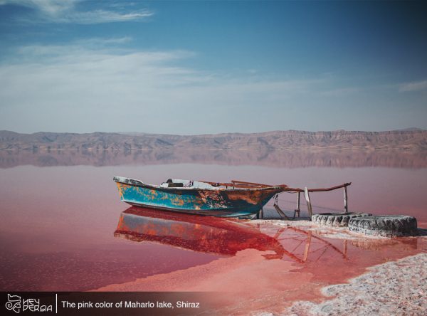 Maharloo Lake in Iran, a beautiful pink lake - HEY PERSIA